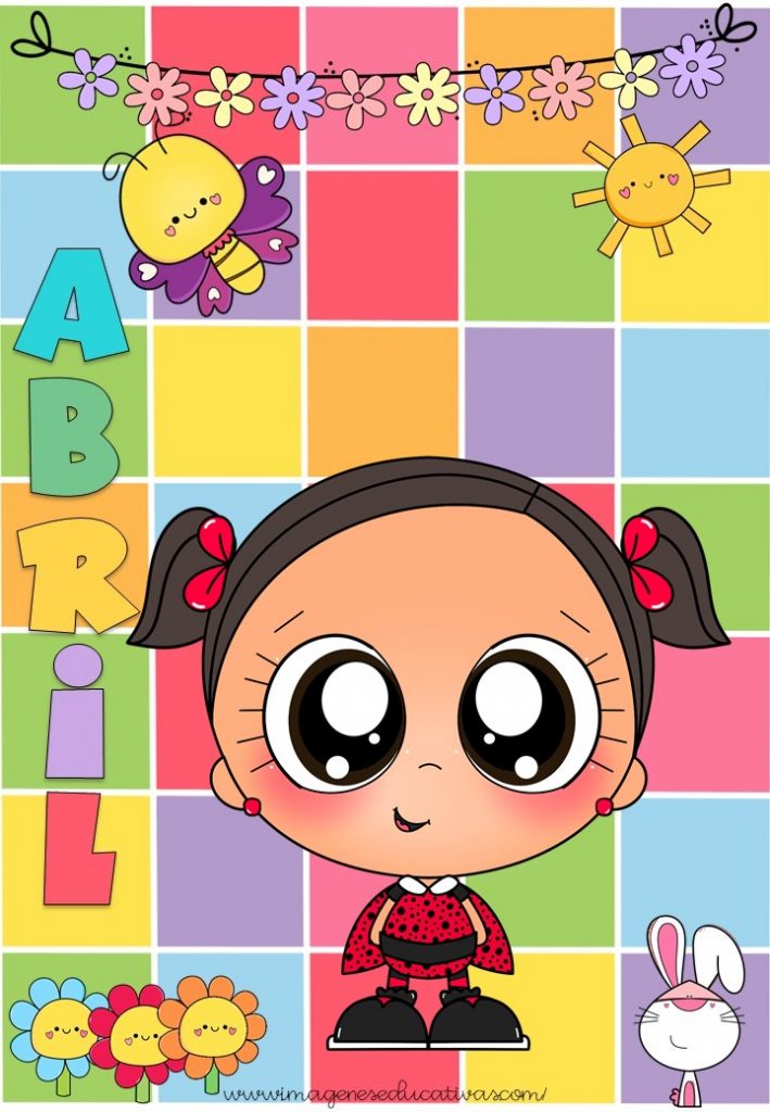 PORTADAS PRECIOSAS PARA CUADERNOS Y LIBRETAS MES DE ABRIL - Imagenes ...