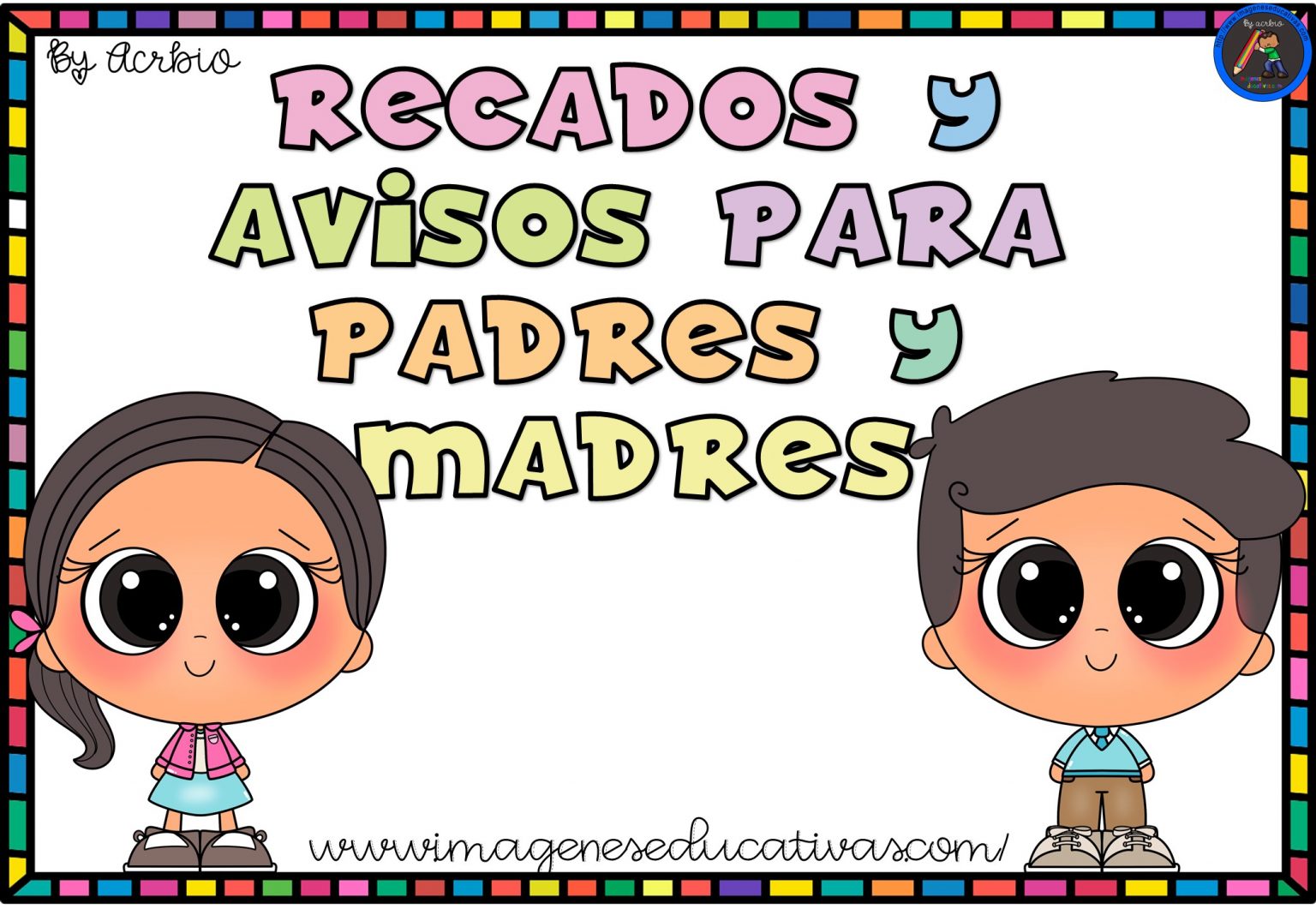 RECADOS Y AVISOS PARA PADRES Y MADRES 2024 - Imagenes Educativas