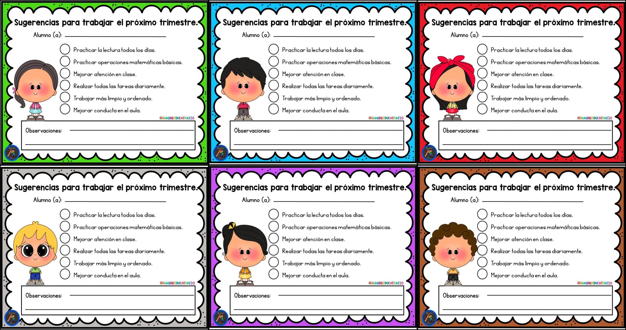SUGERENCIAS PARA TRABAJAR EL PRÓXIMO TRIMESTRE - Imagenes Educativas