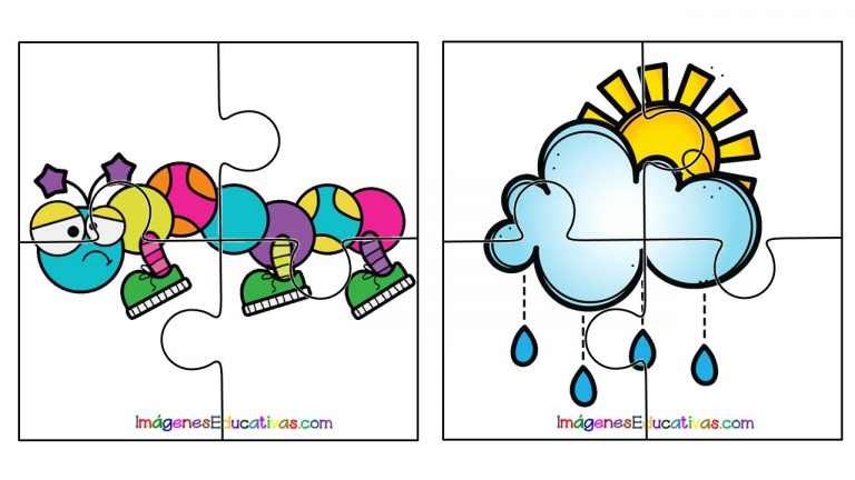 BONITOS ROMPECABEZAS DE PRIMAVERA - Imagenes Educativas