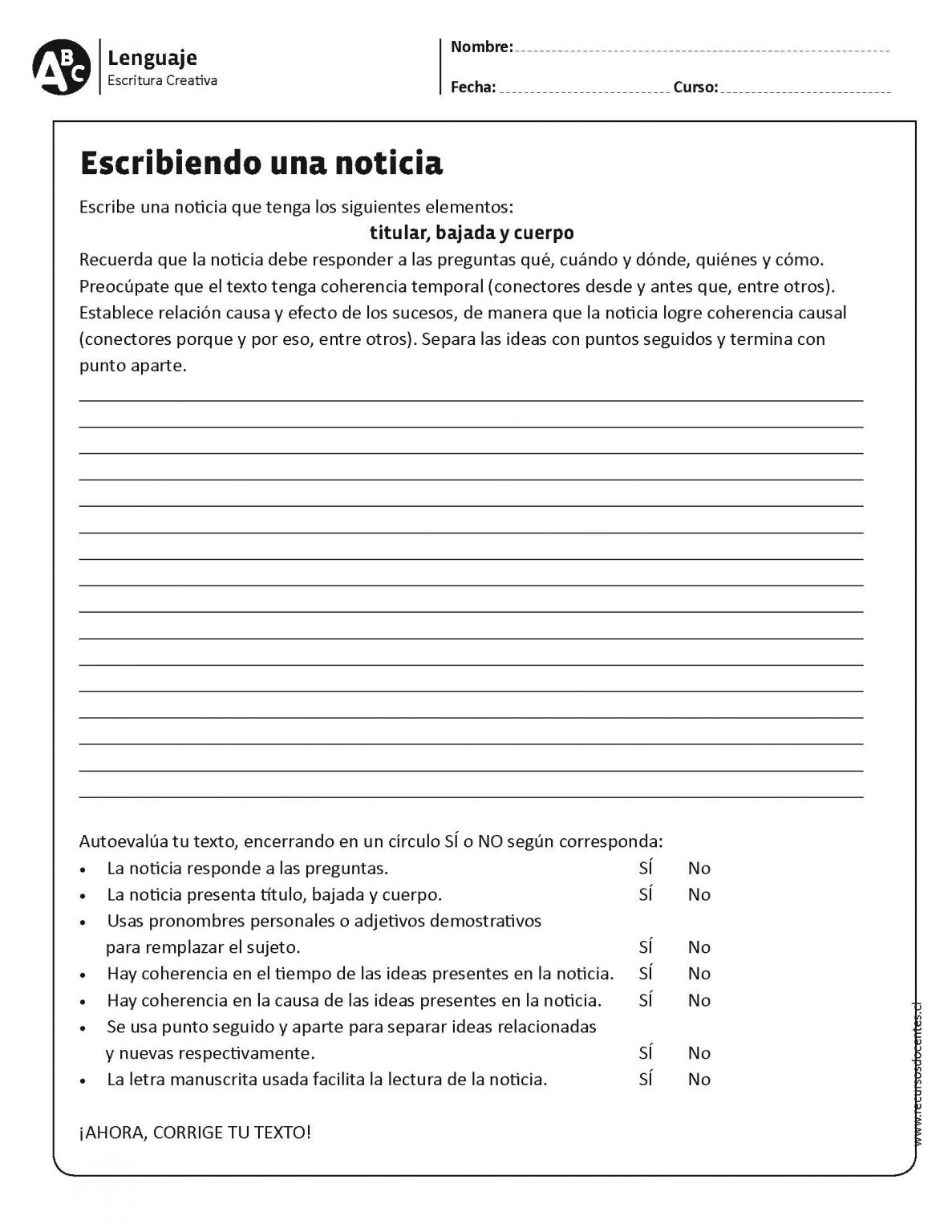 CUADERNO DE ESCRITURA CREATIVA TERCER CICLO DE PRIMARIA_Página_16 ...