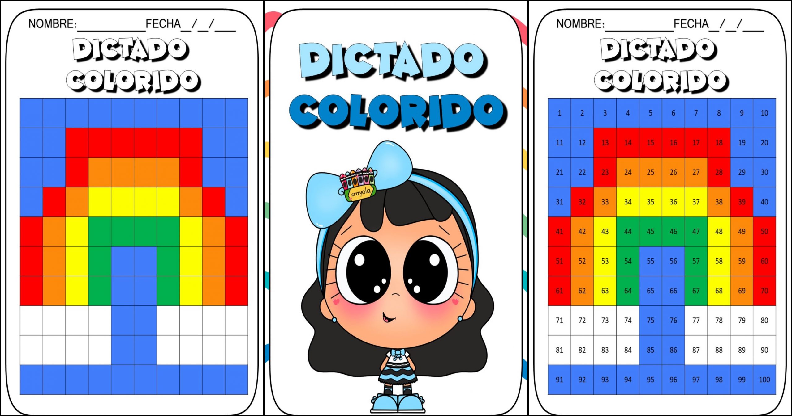 DICTADO COLORIDO 4 - Imagenes Educativas
