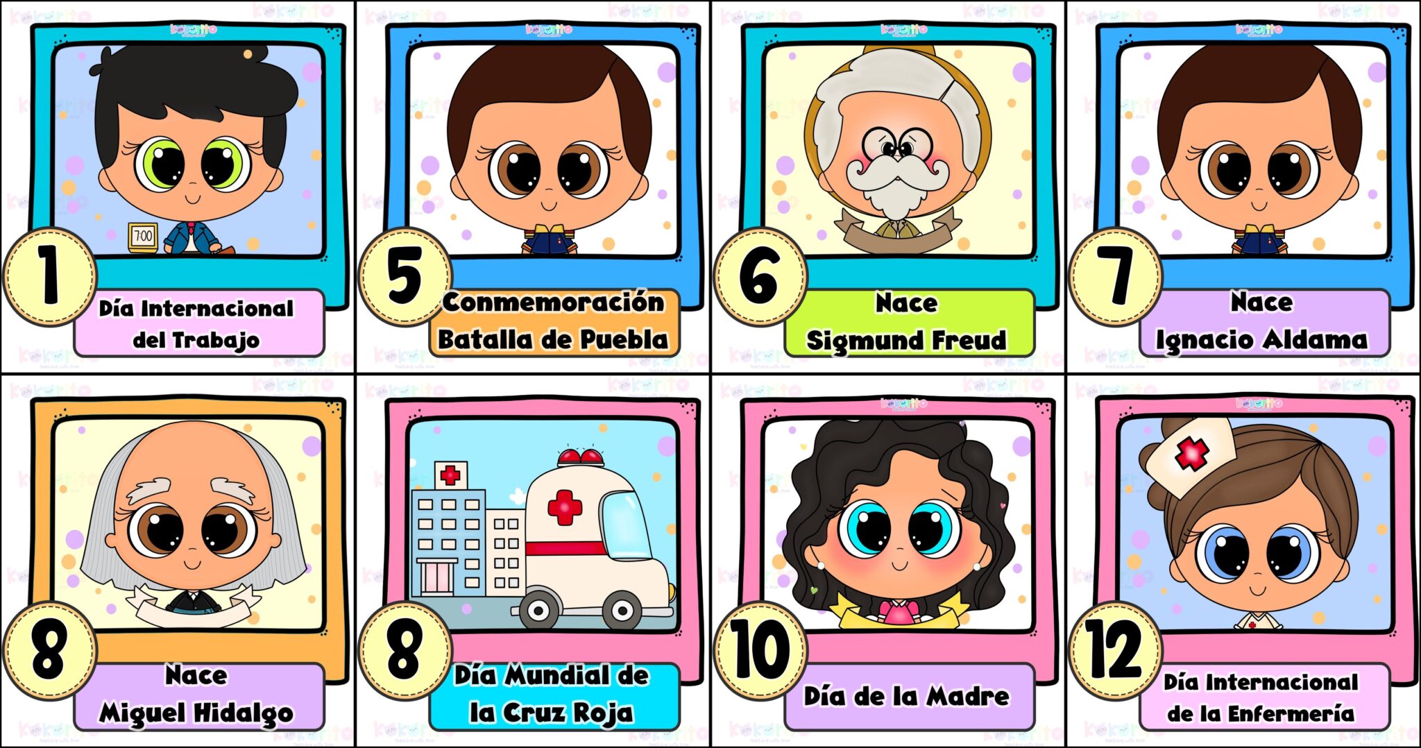 Efemérides mes de mayo 2024 - Imagenes Educativas