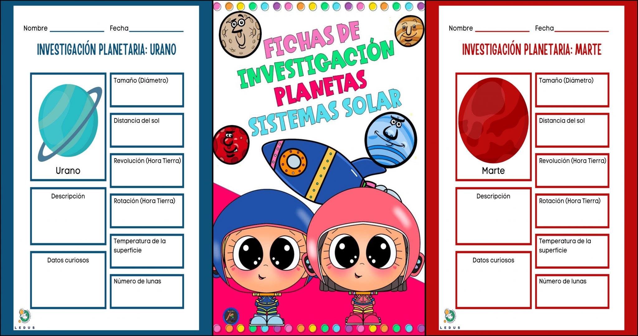 LLAVERO DEL SISTEMA SOLAR PARA NIÑOS DE PRIMARIA - Imagenes Educativas