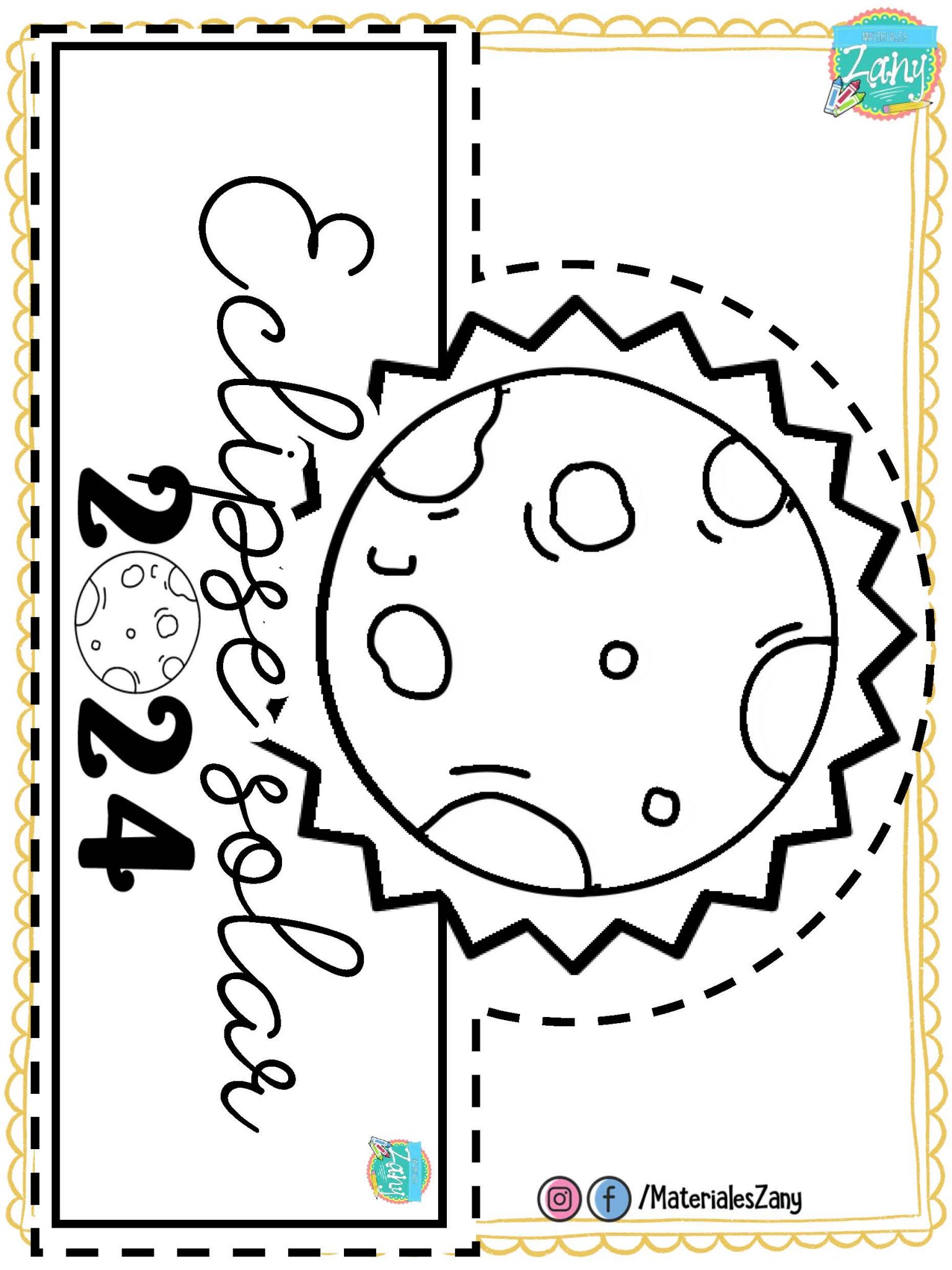 INTERACTIVO PARA TRABAJAR EL ECLIPSE SOLAR 2024 - Imagenes Educativas