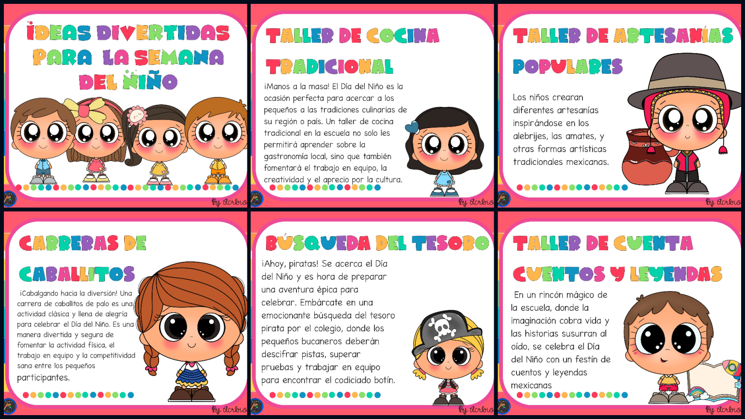 Ideas para festejar la Semana del Niño - Imagenes Educativas