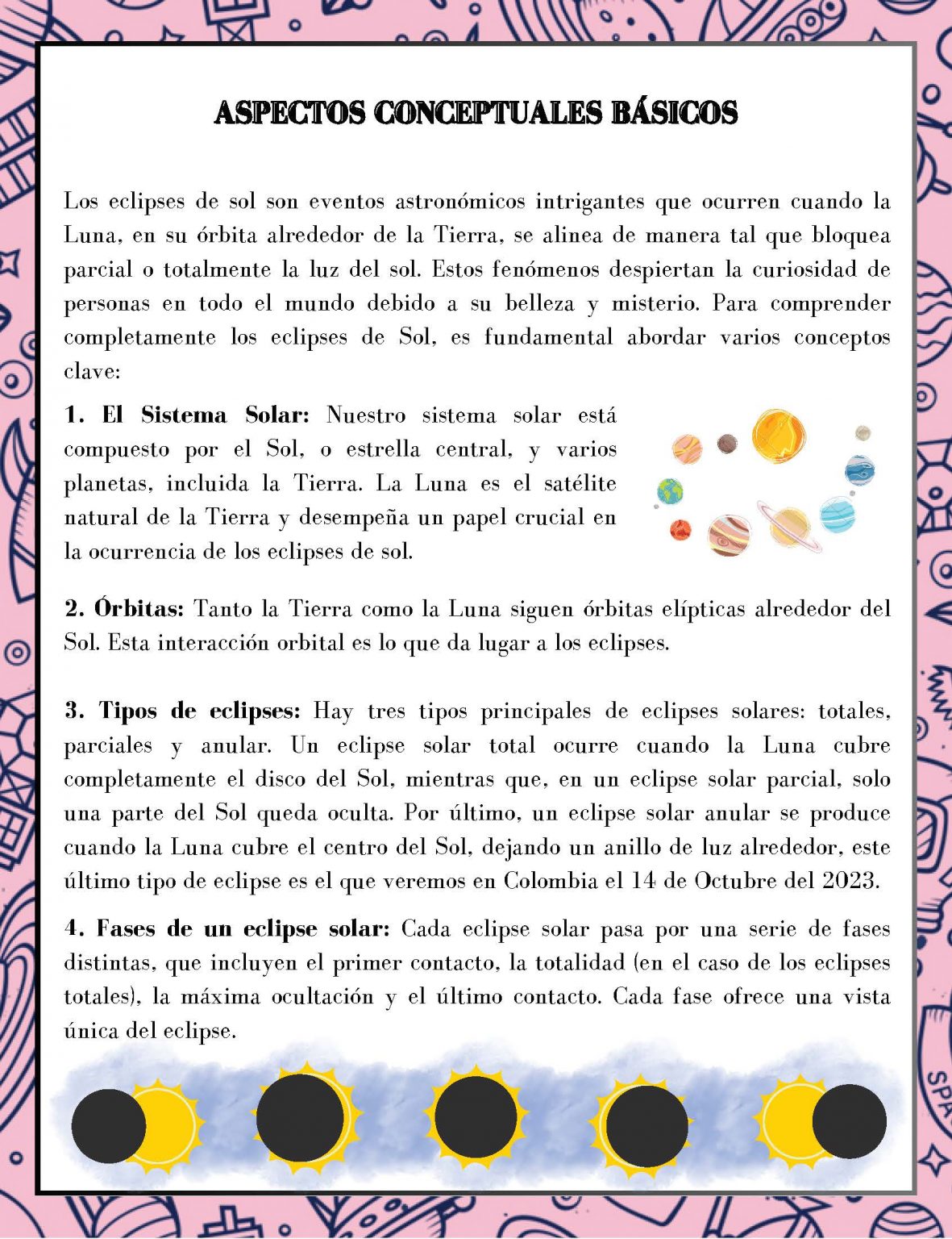 GUÍA DIDÁCTICA PARA TRABAJAR EL ECLIPSE SOLAR - Imagenes Educativas