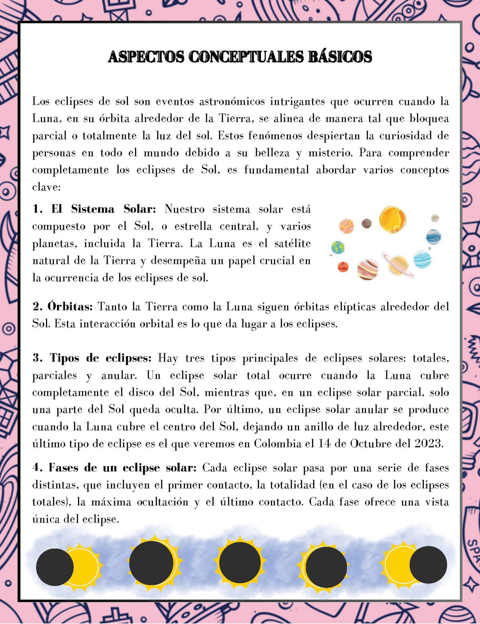 GUÍA DIDÁCTICA PARA TRABAJAR EL ECLIPSE SOLAR - Imagenes Educativas