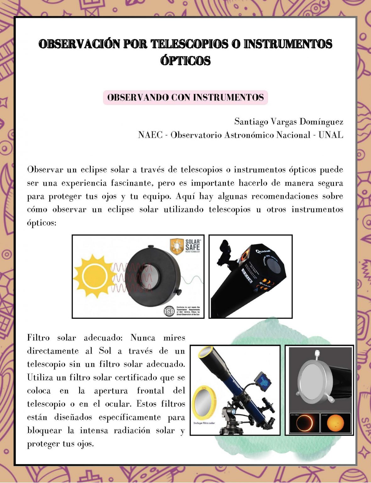 GUÍA DIDÁCTICA PARA TRABAJAR EL ECLIPSE SOLAR - Imagenes Educativas