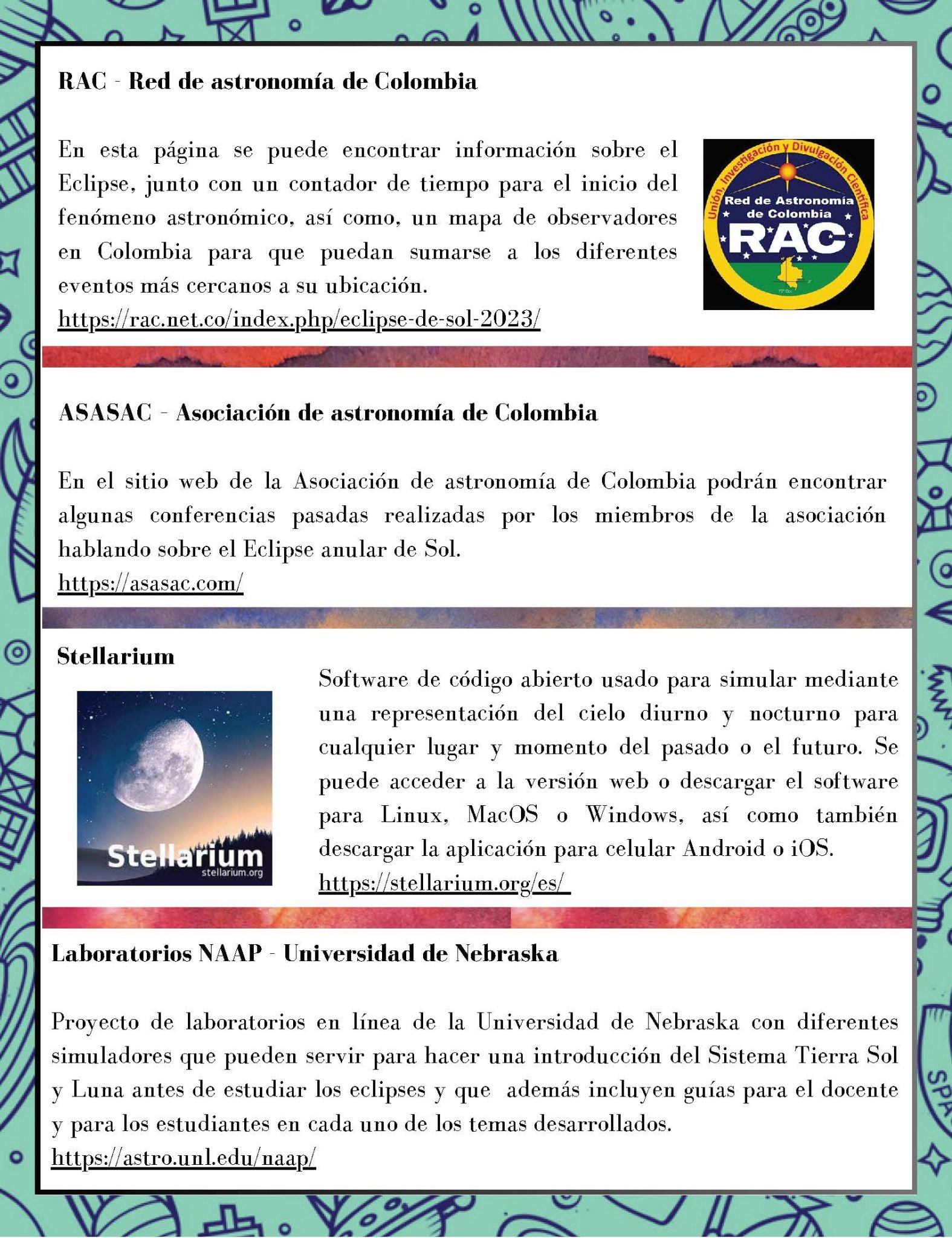 GUÍA DIDÁCTICA PARA TRABAJAR EL ECLIPSE SOLAR - Imagenes Educativas