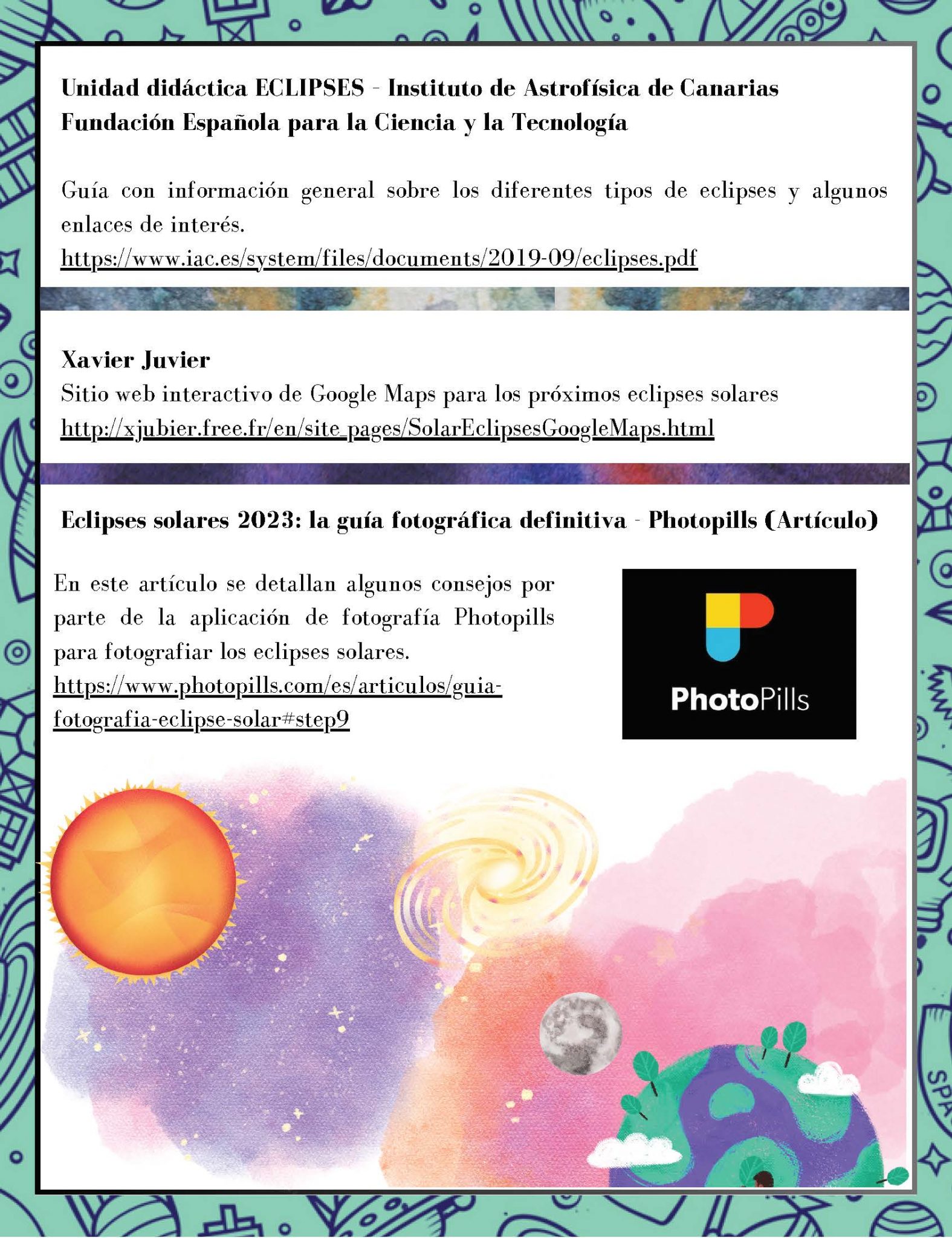 GUÍA DIDÁCTICA PARA TRABAJAR EL ECLIPSE SOLAR - Imagenes Educativas