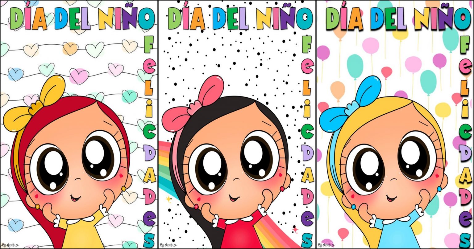 PORTADAS BONITAS DÍA DEL NIÑO 2024 - Imagenes Educativas