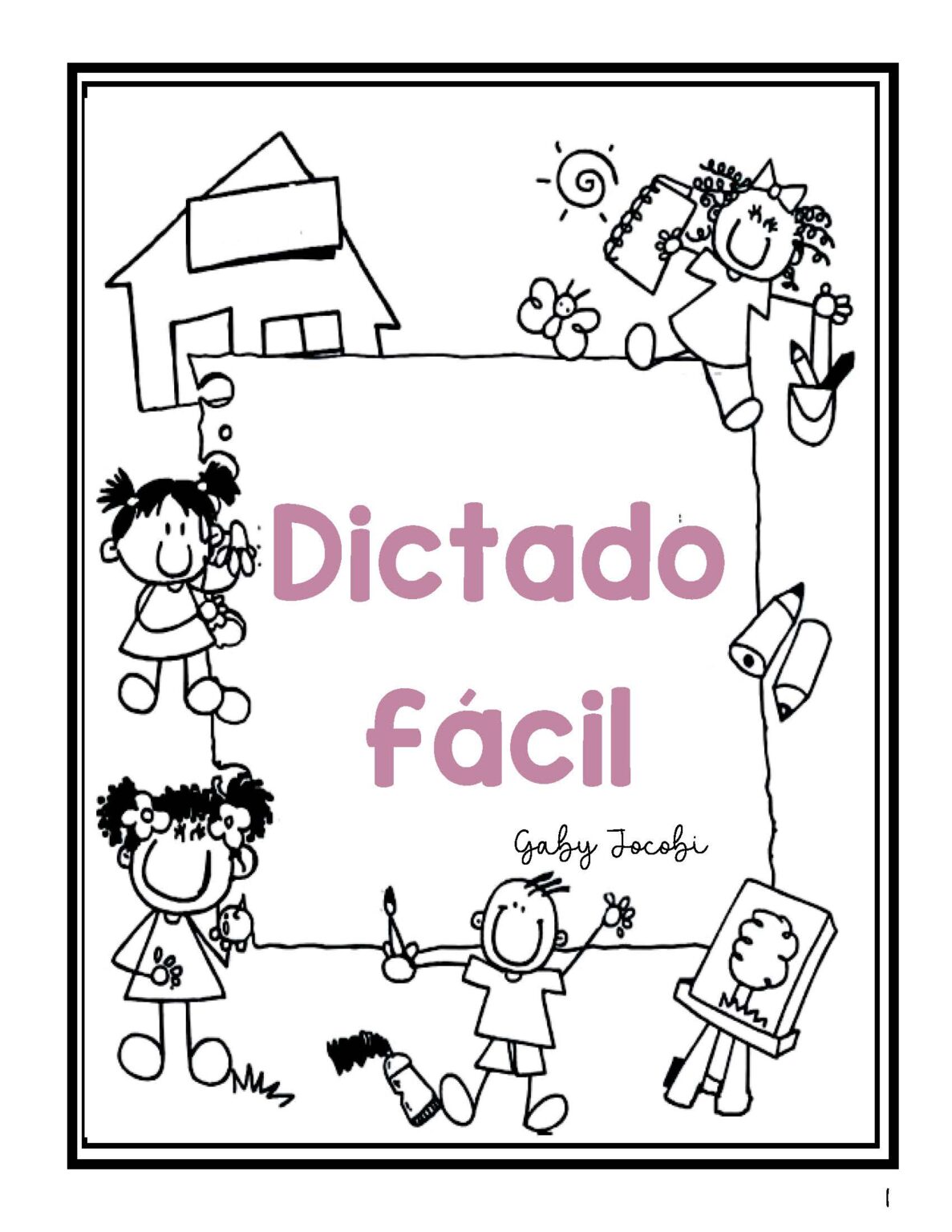 Cuaderno de dictado fácil. Letras m,s,t,l,r,p. - Imagenes Educativas