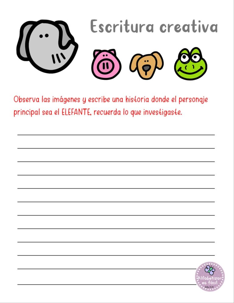 Cuaderno de Escritura Creativa - Imagenes Educativas