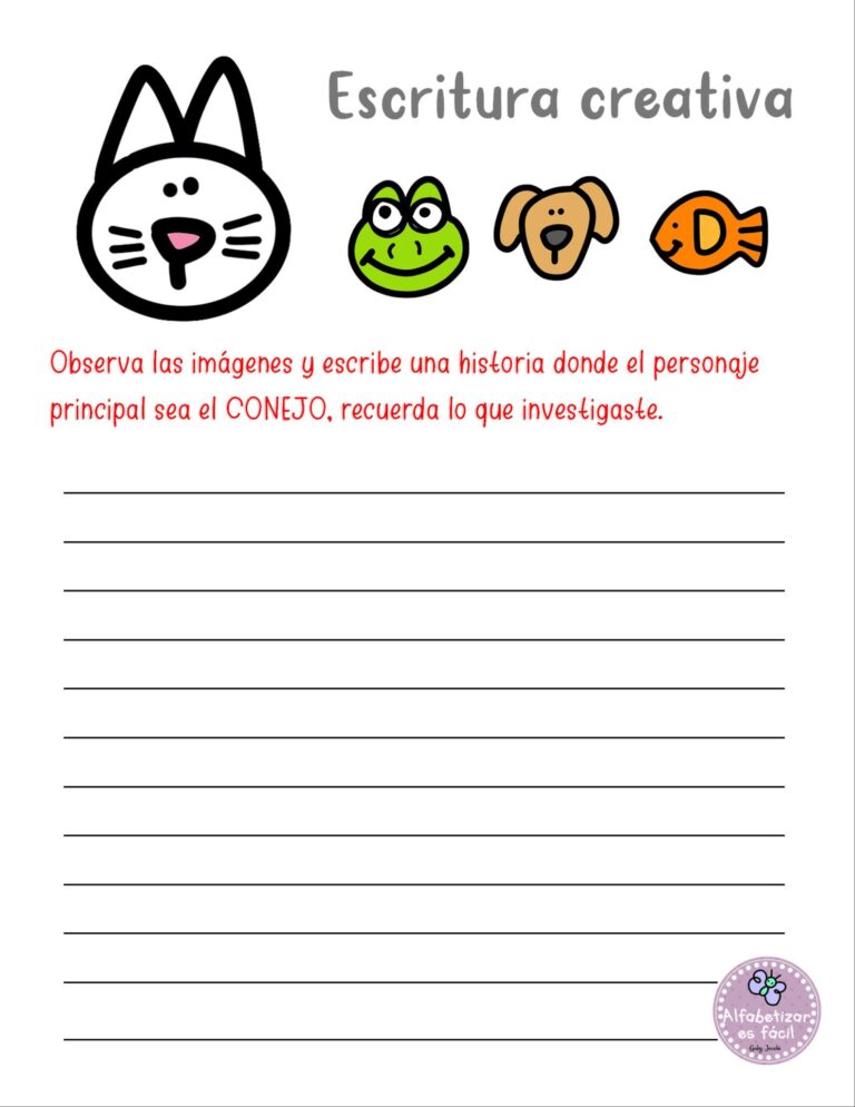 Cuaderno de Escritura Creativa - Imagenes Educativas