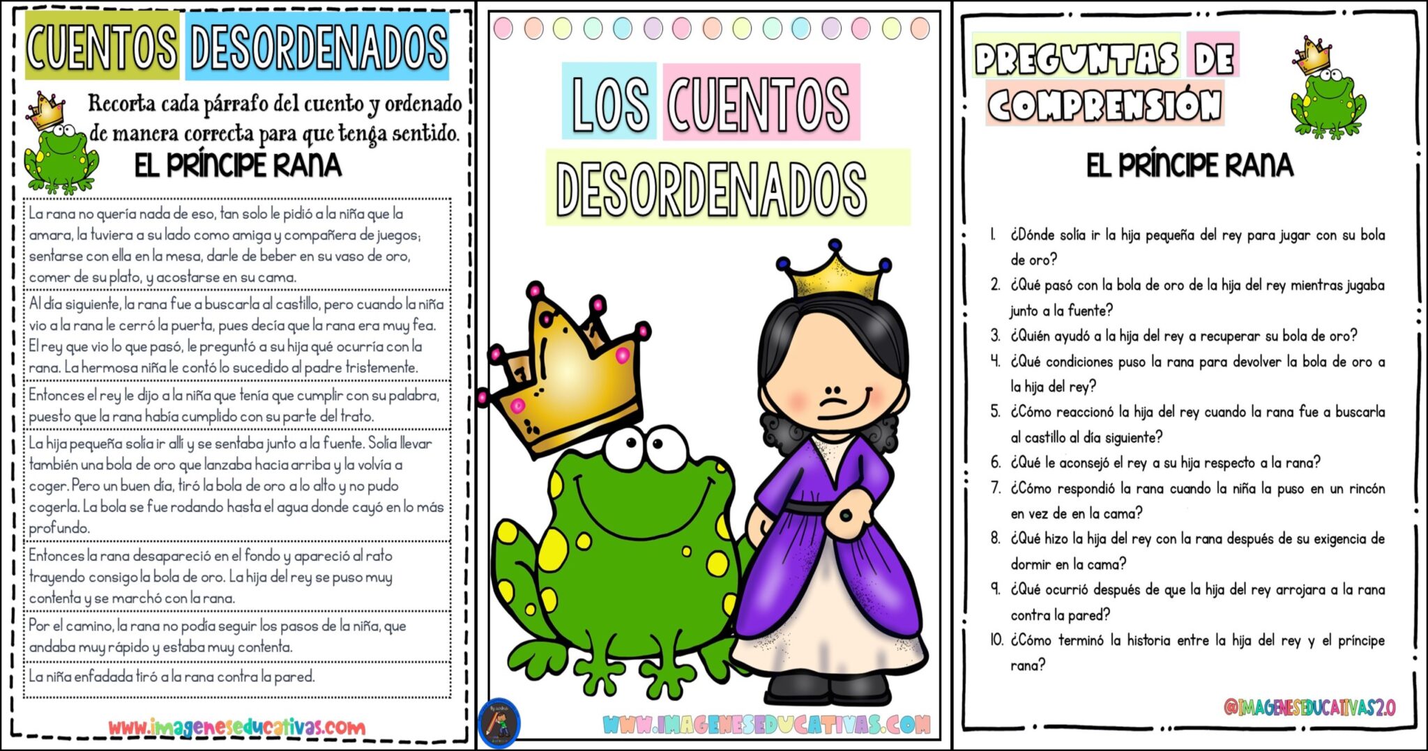 Cuentos desordenados y comprensión lectora - Imagenes Educativas