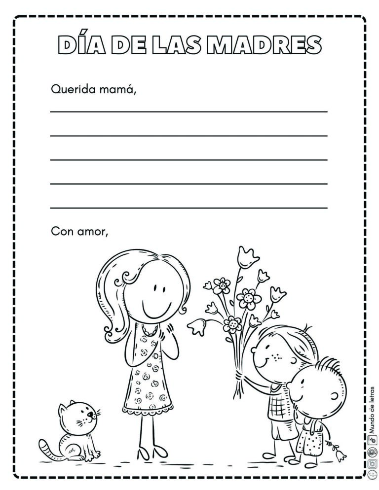 Fichas de actividades: El Día de la Madre - Imagenes Educativas