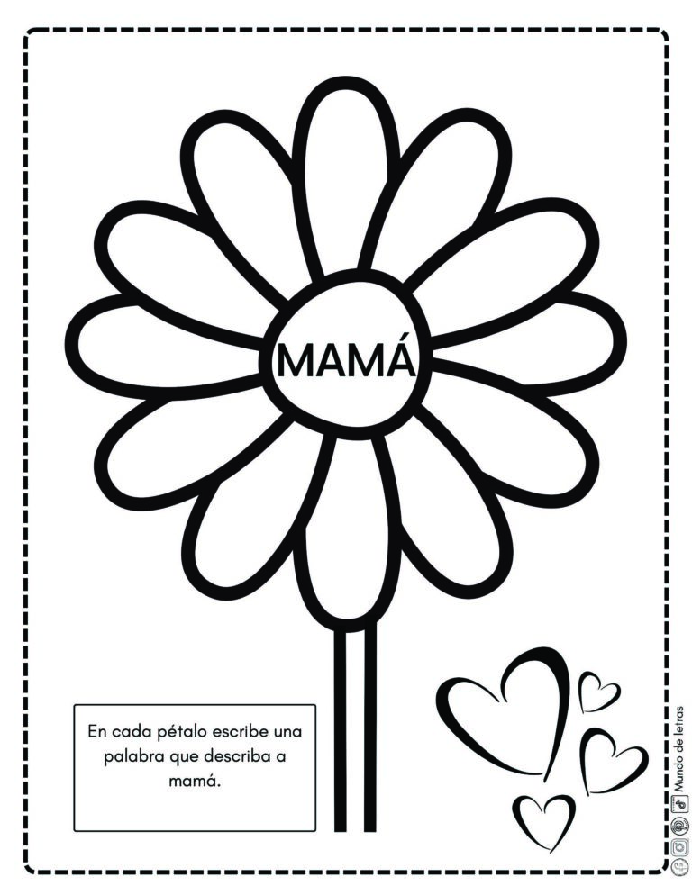 Fichas de actividades: El Día de la Madre - Imagenes Educativas