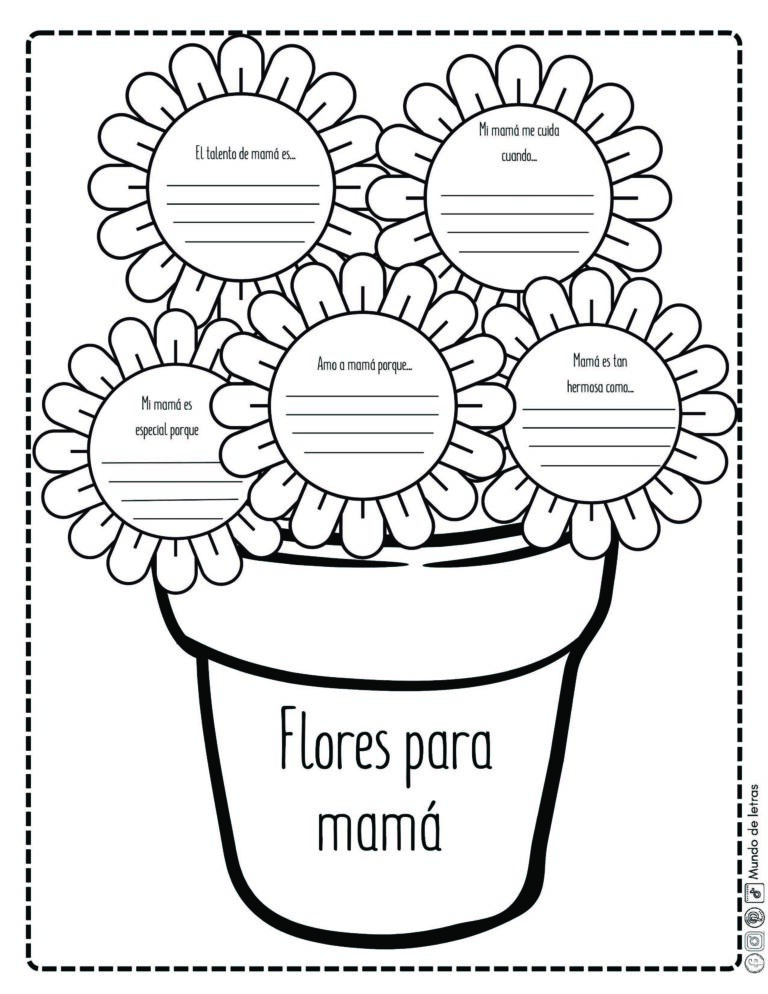 Fichas de actividades: El Día de la Madre - Imagenes Educativas