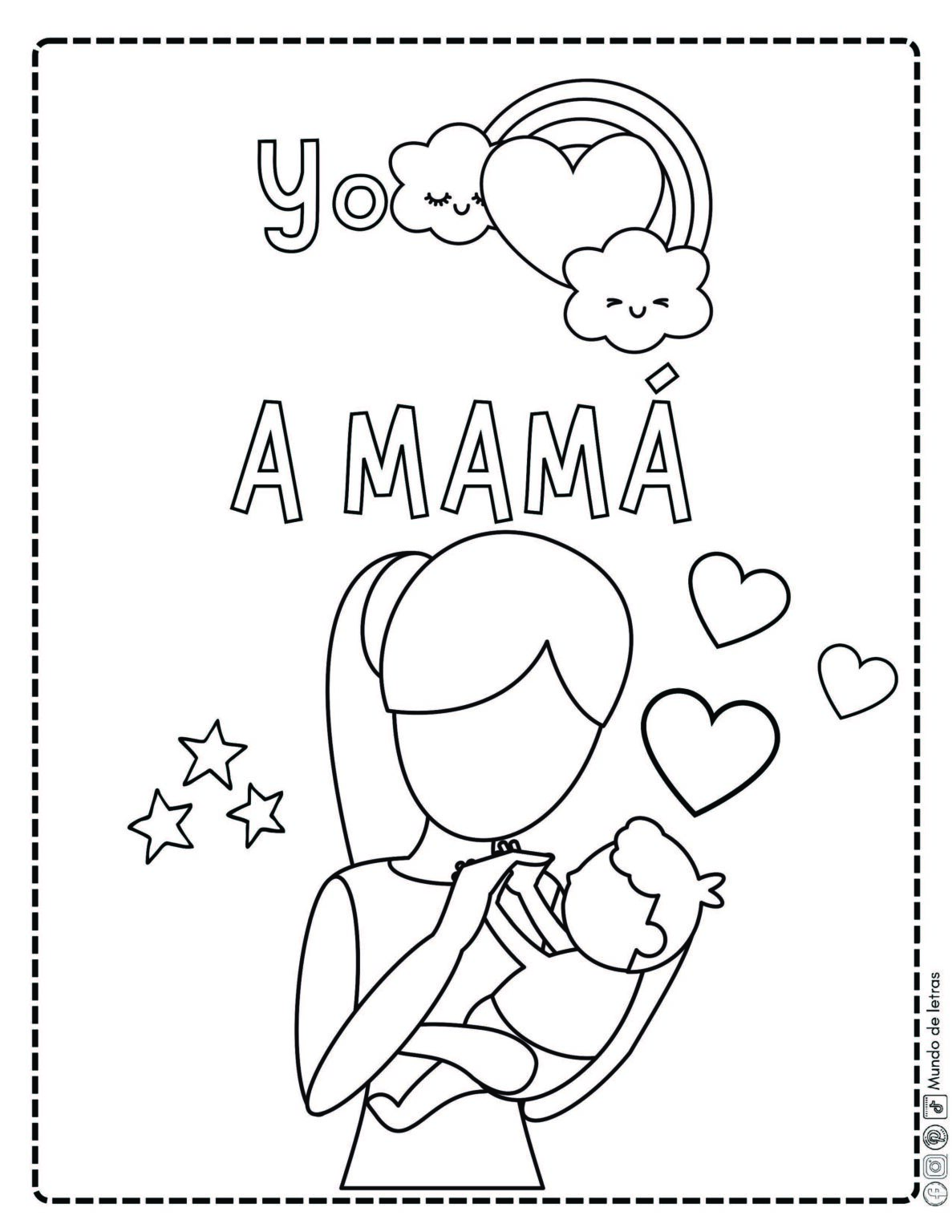 Fichas de actividades: El Día de la Madre - Imagenes Educativas