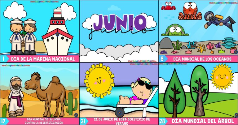 Efemérides Junio 2024 - Imagenes Educativas