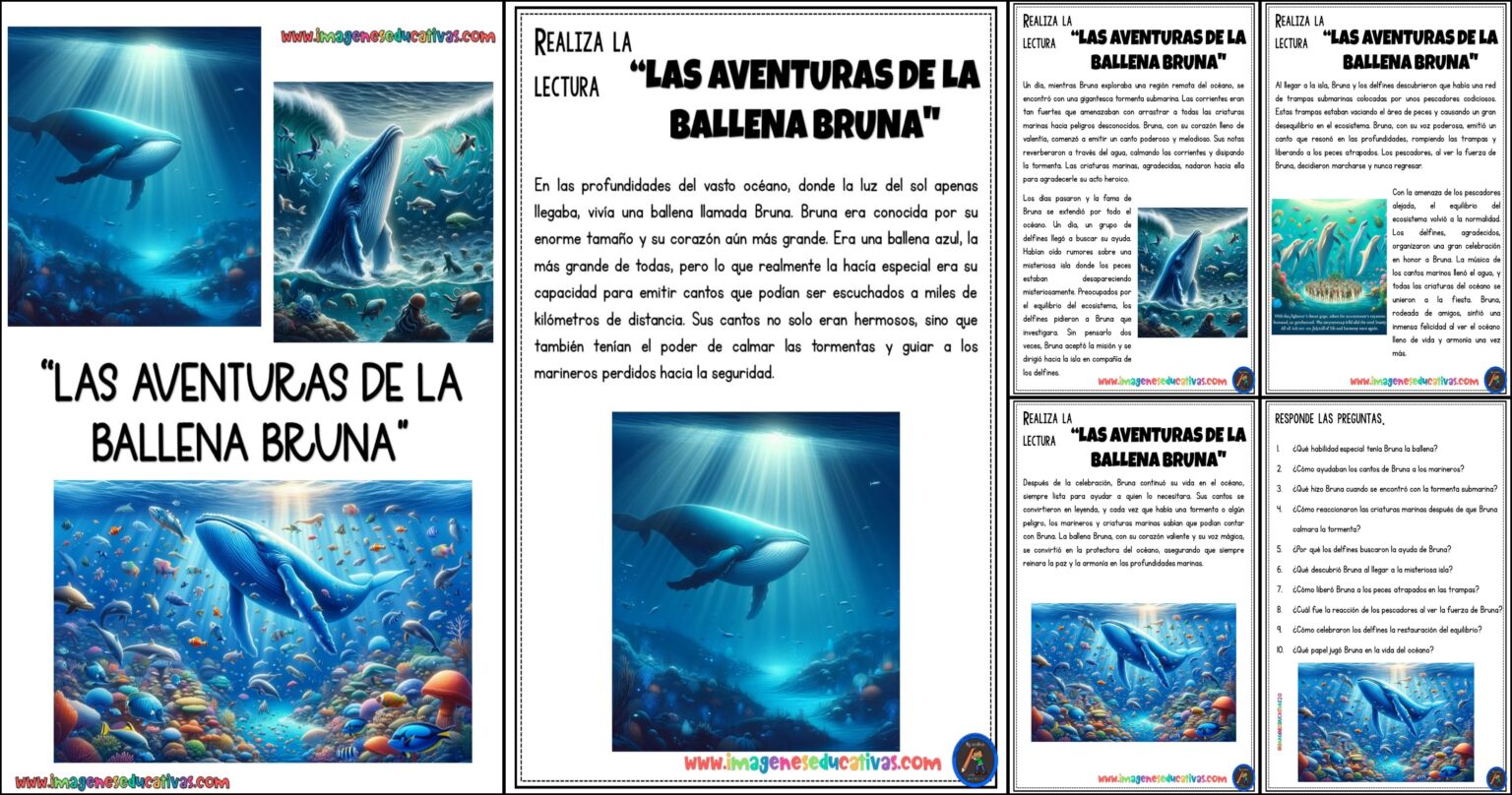 Las aventuras de la Ballena Bruna (10) - Imagenes Educativas