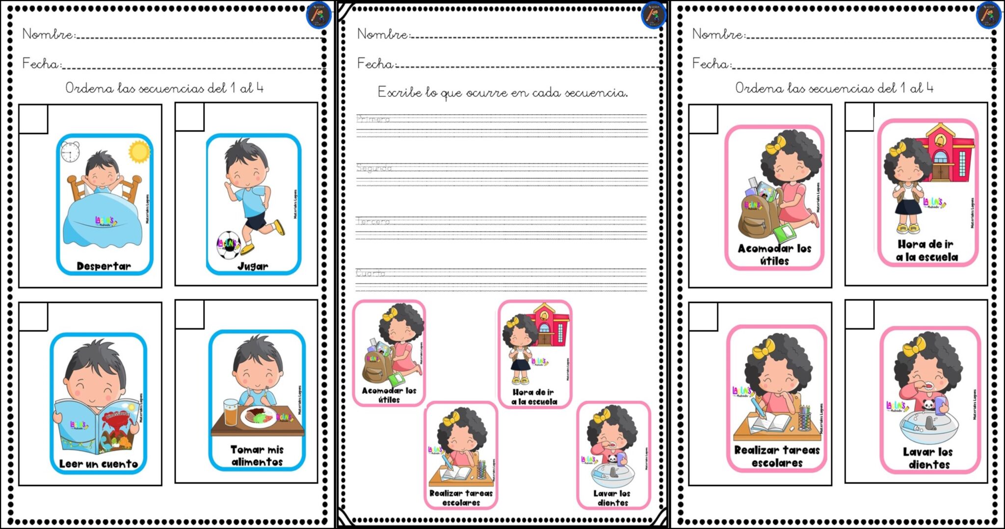 Secuencias Temporales - Imagenes Educativas