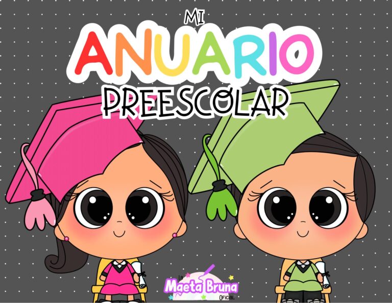 Anuario escolar fin de curso preescolar - Imagenes Educativas