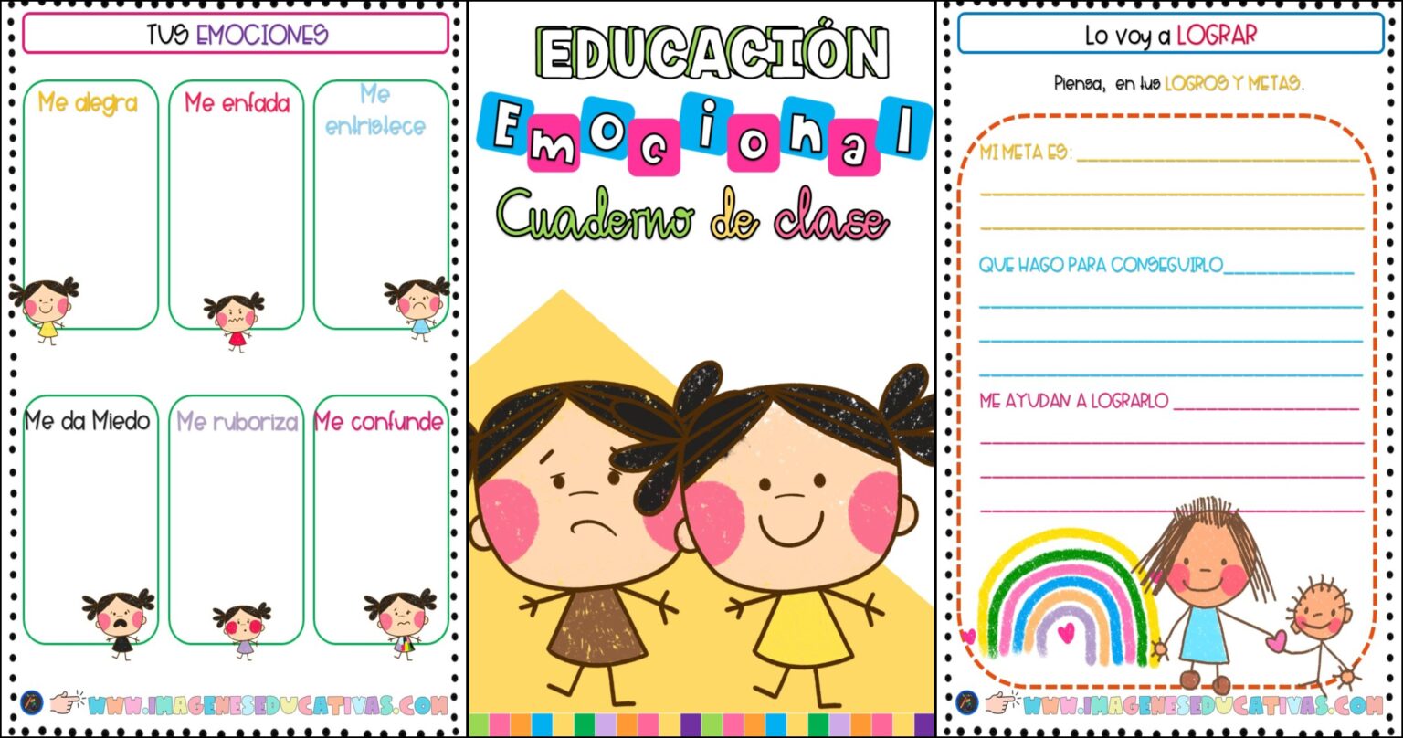 Cuaderno de las emociones 2024 - Imagenes Educativas