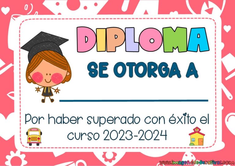 Diplomas fin de curso - Imagenes Educativas