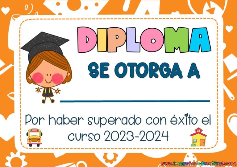 Diplomas fin de curso - Imagenes Educativas