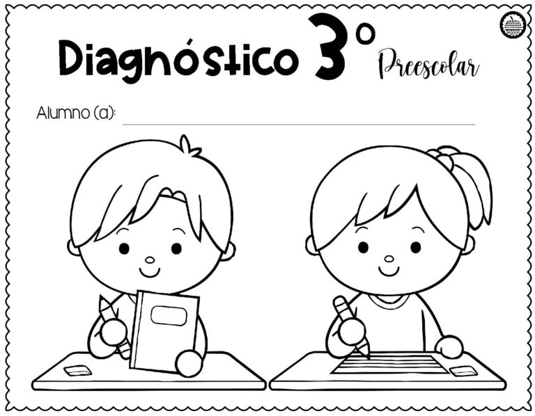 Prueba Diagnostica 3ro preescolar_Página_01 - Imagenes Educativas