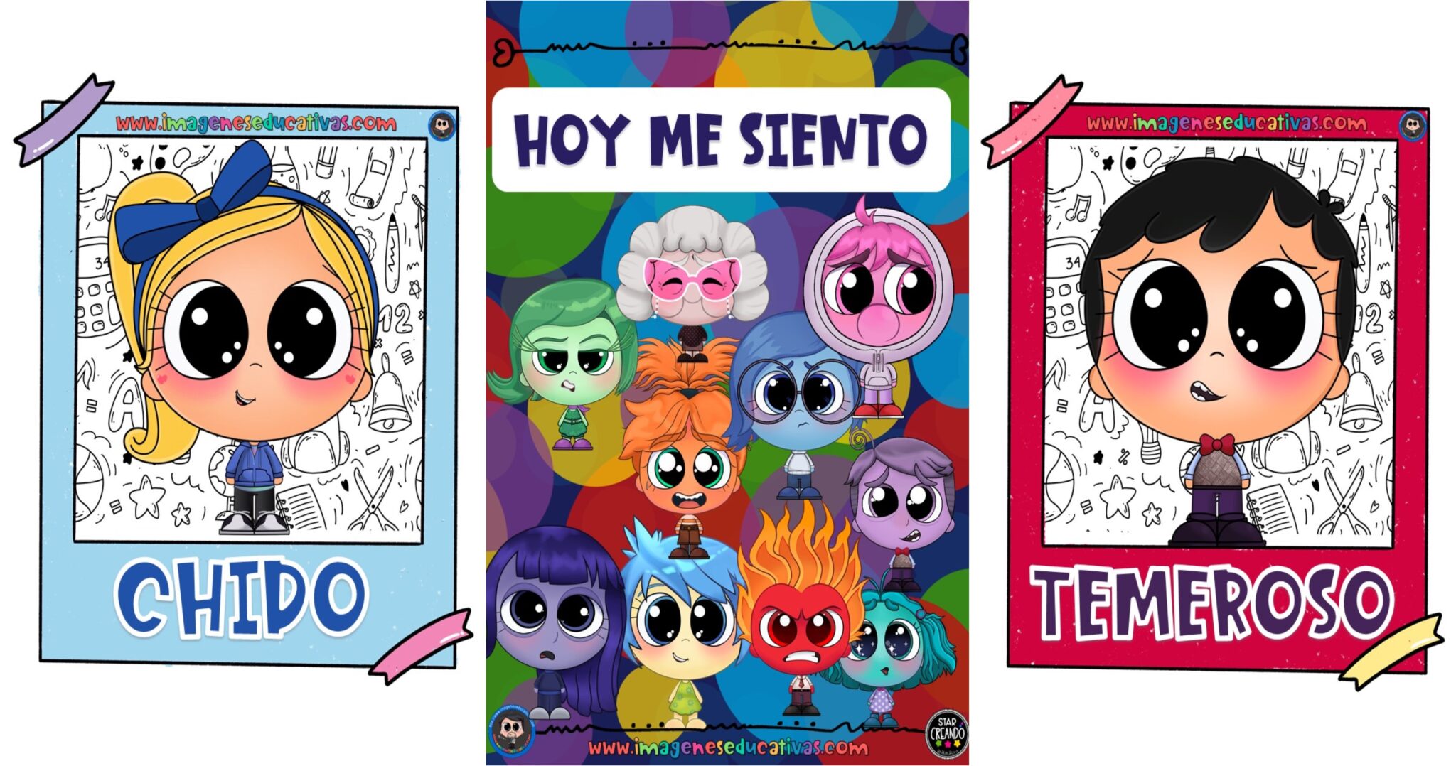 Tarjetas de las emociones - Imagenes Educativas