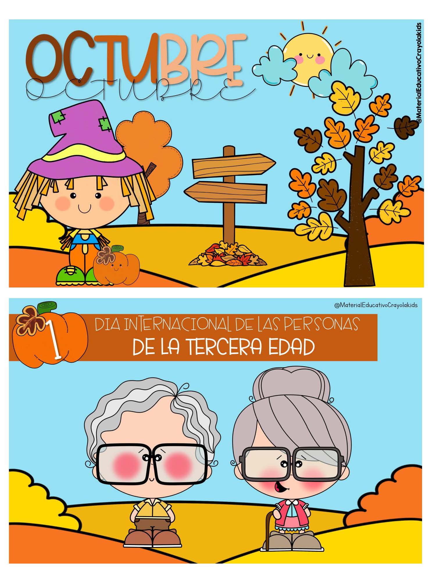Efemérides mes de octubre 2024- Imagenes Educativas