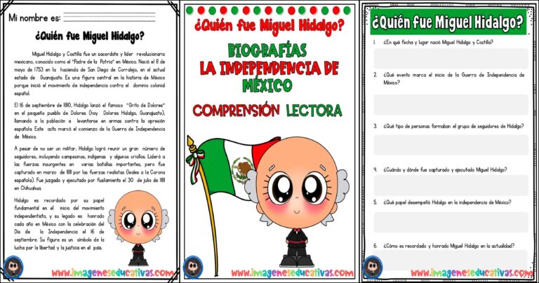 Miguel Hidalgo Independencia de México Comprension lectora - Imagenes ...