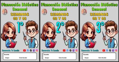 Planeación y cuadernillo de trabajo SEMANA 2-3 portada - Imagenes ...