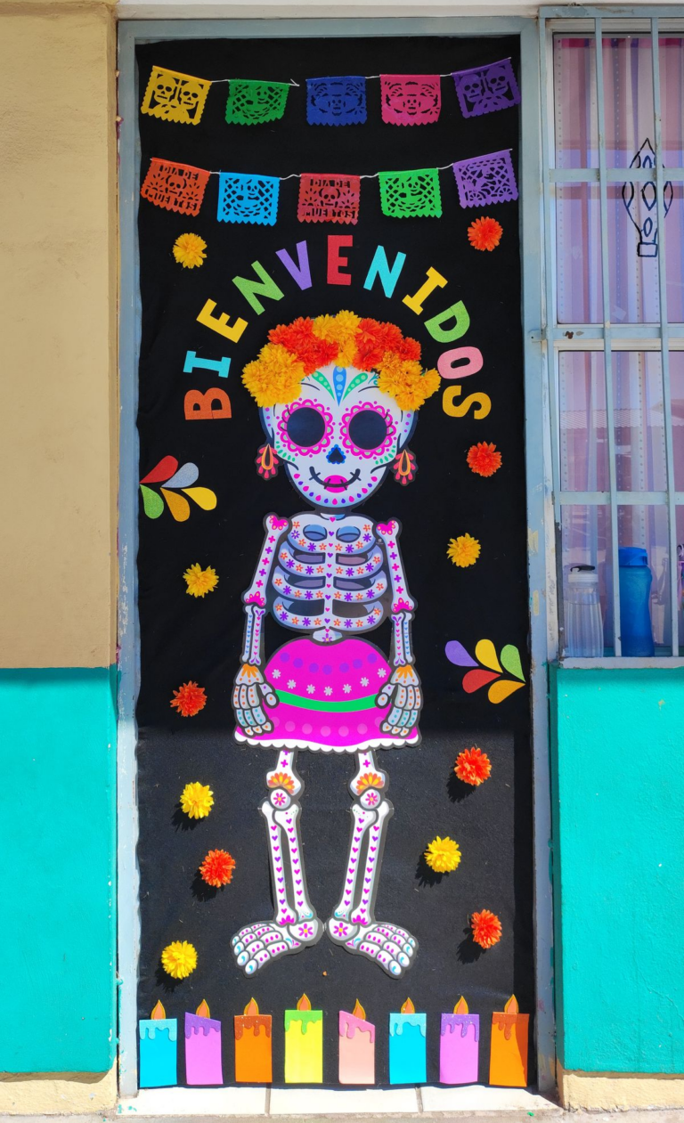 Puertas para la clase o salón día de Muertos - Imagenes Educativas