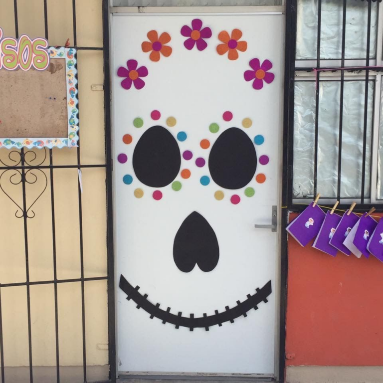 Puertas para la clase o salón día de Muertos - Imagenes Educativas
