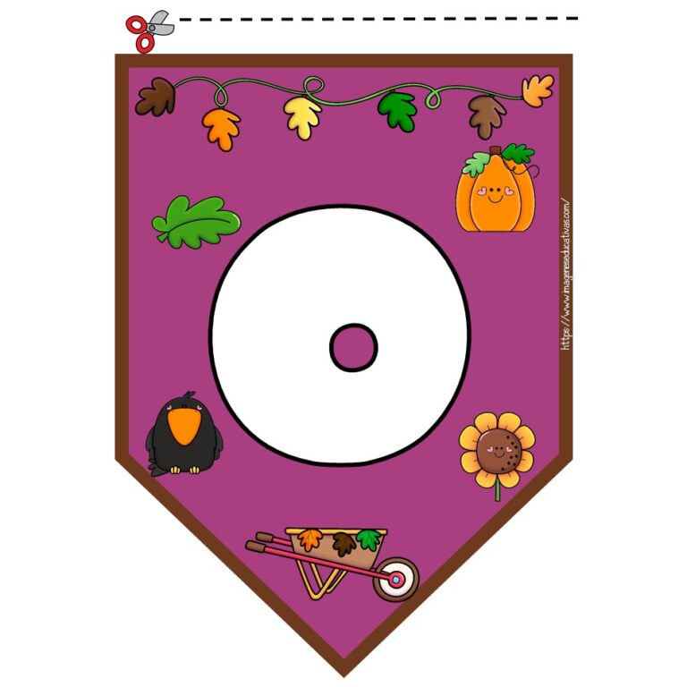 Banner mes de OCTUBRE temática "El otoño" - Imagenes Educativas