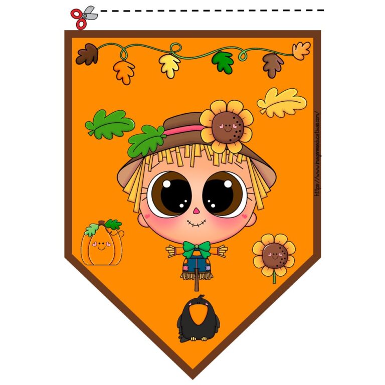 Banner mes de OCTUBRE temática "El otoño" - Imagenes Educativas