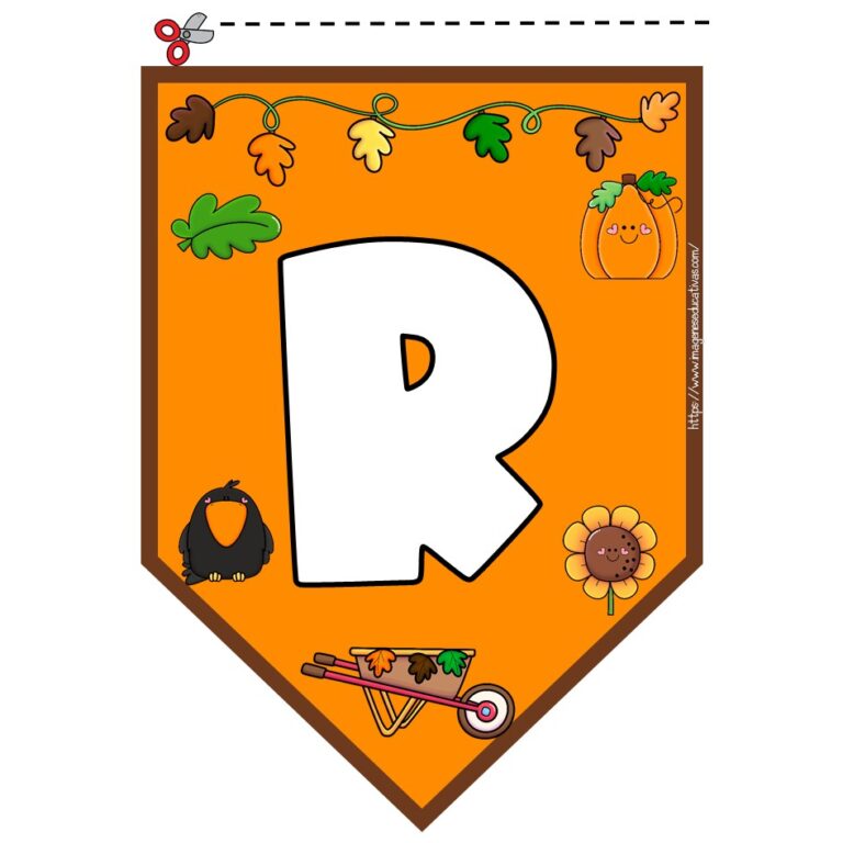 Banner mes de OCTUBRE temática "El otoño" - Imagenes Educativas