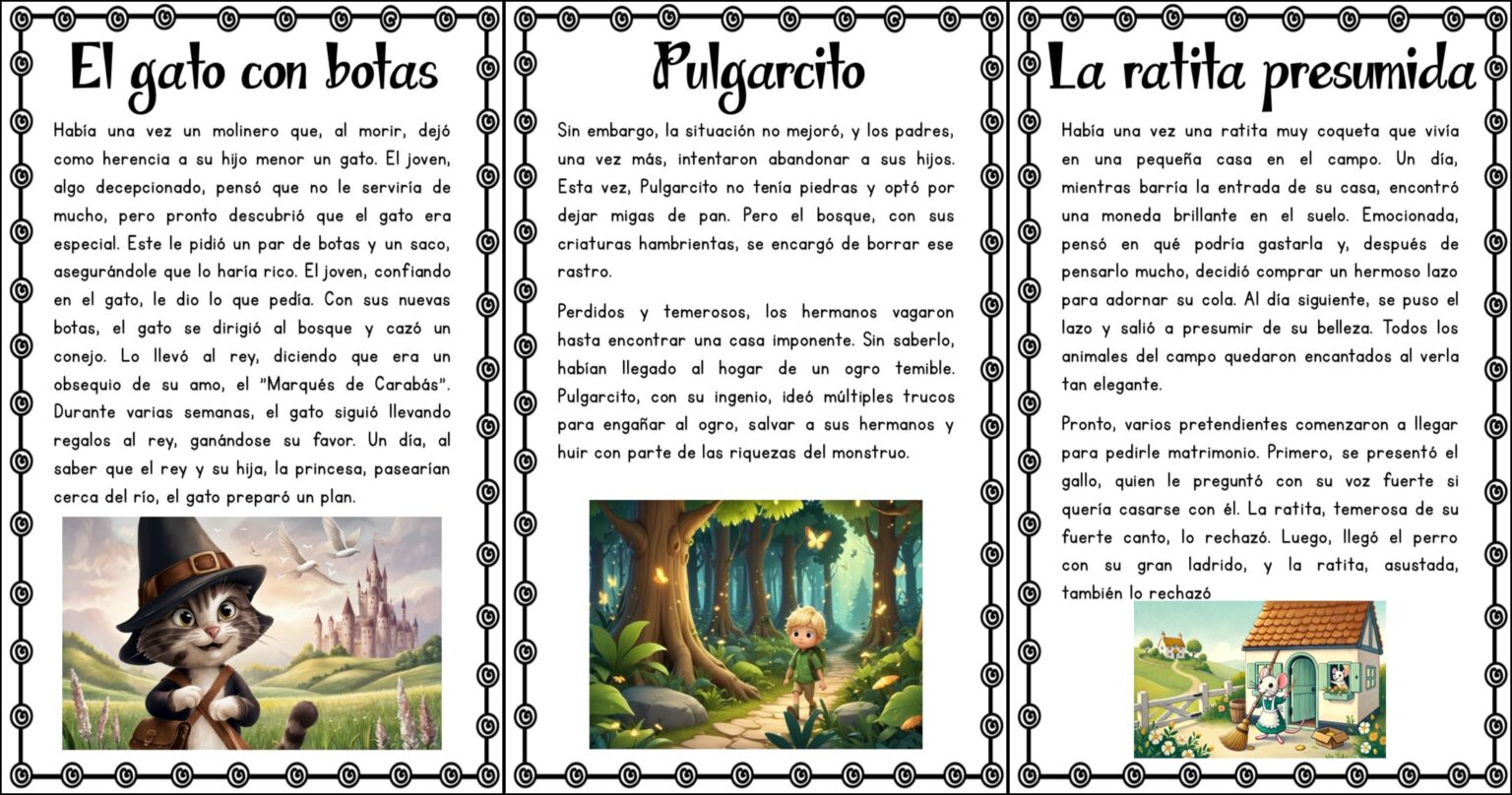 Cuentos clásicos 3 actividades de comprensión lectora para niños de ...