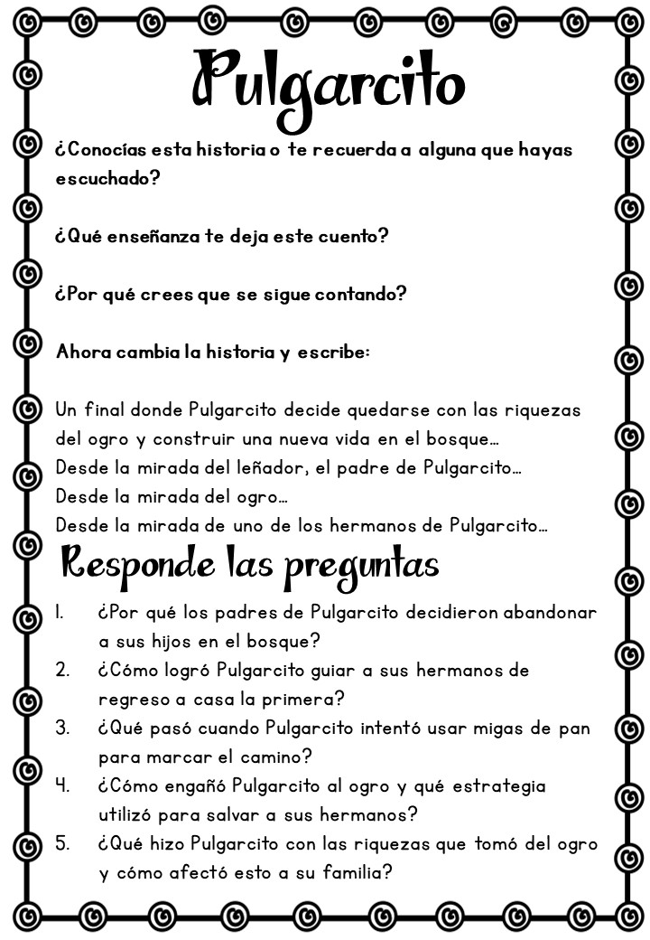 Cuentos clásicos 3 actividades de comprensión lectora para niños de ...