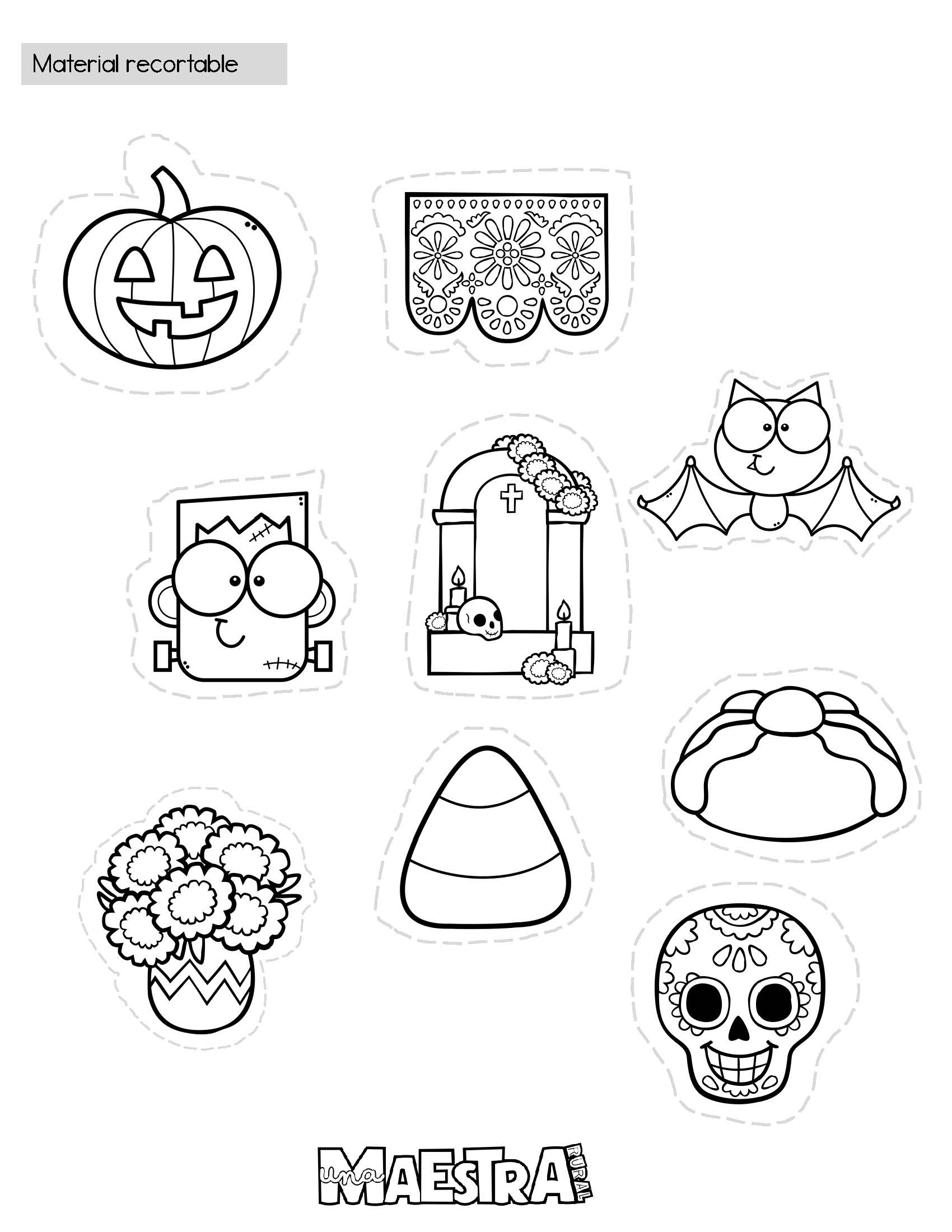 Cuadernillo día de muertos - Imagenes Educativas