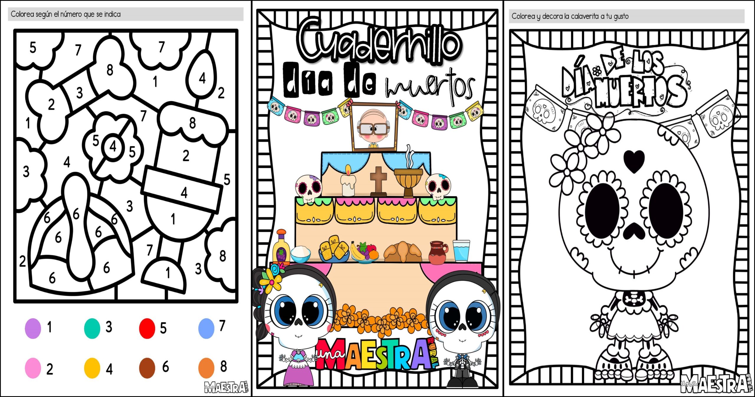 Cuadernillo día de muertos - Imagenes Educativas