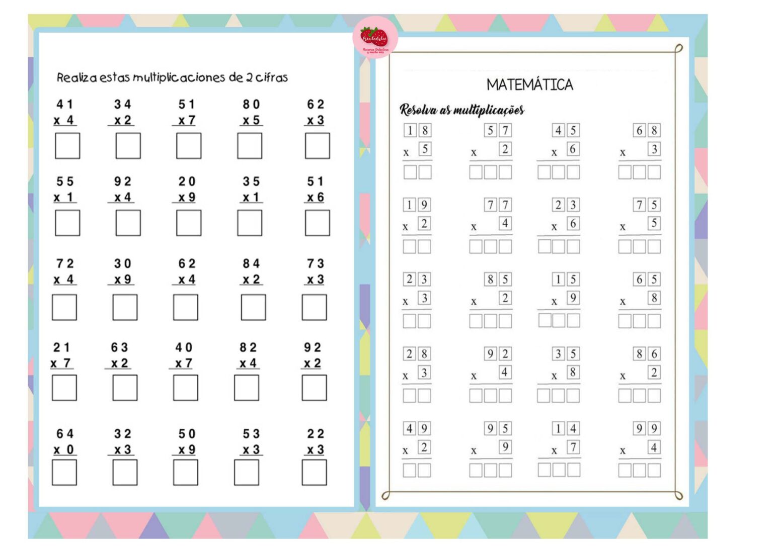 Libro de matematicas y divisiones montesori - Imagenes Educativas