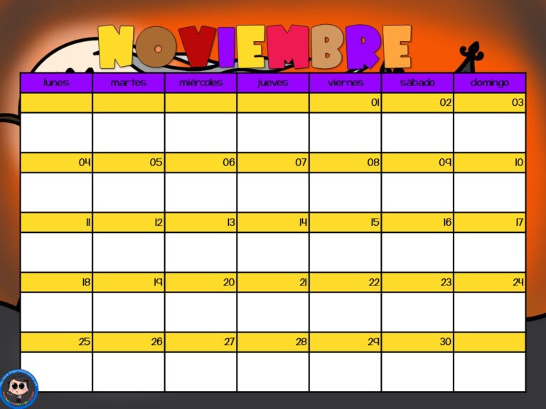 Planificador noviembre 2024 (2) - Imagenes Educativas