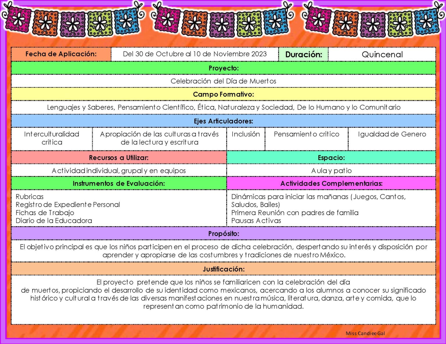 Proyecto mi Día de Muertos - Imagenes Educativas