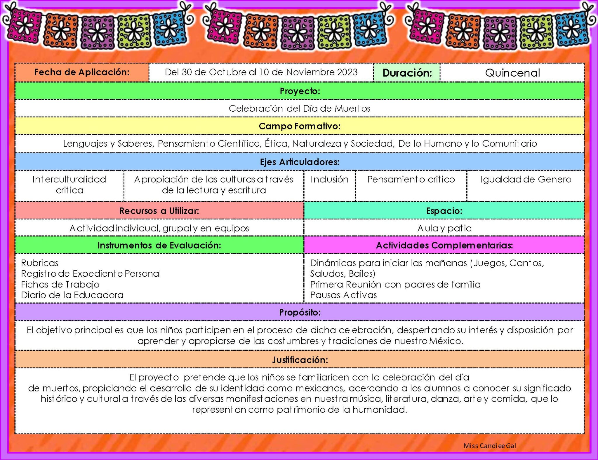 Proyecto mi Día de Muertos - Imagenes Educativas