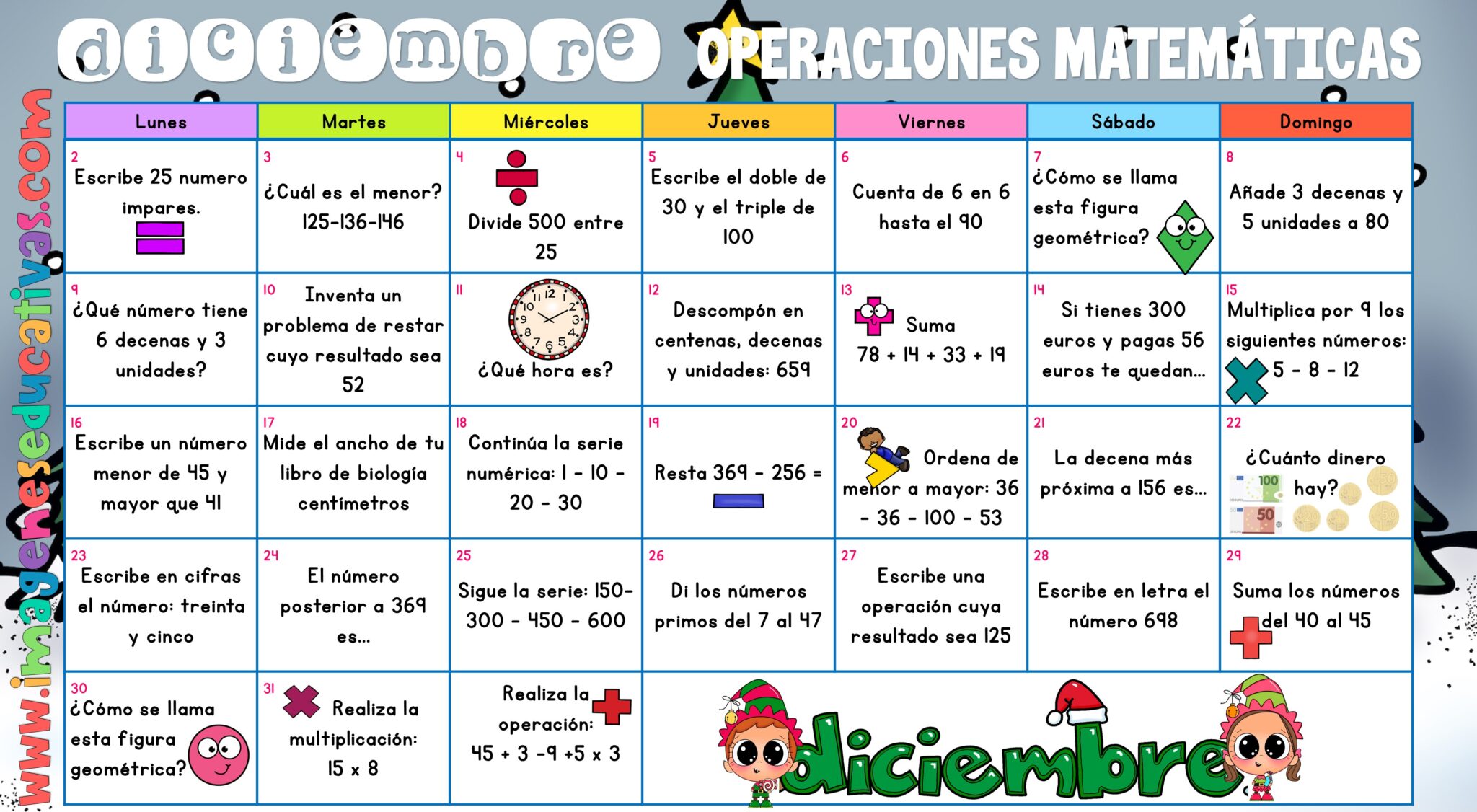 matemáticas divertidas Archivos - Imagenes Educativas